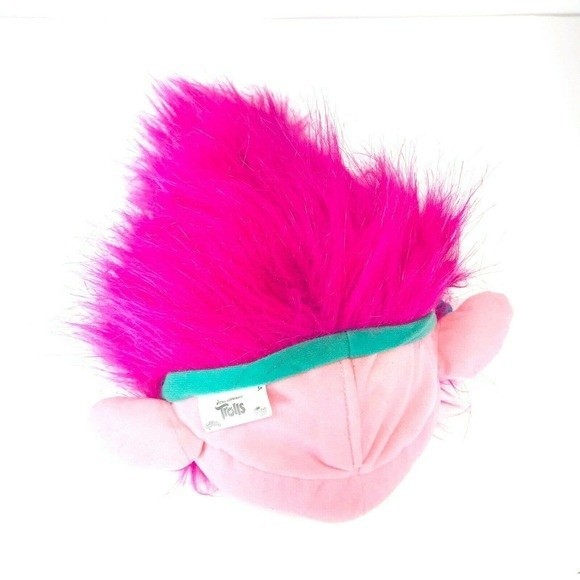 Toys | Troll Dreamworks Poppy Fuzzbies Plush Pink Stuffed Head 112 ...